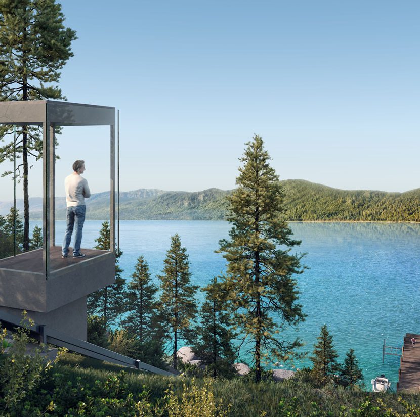 Glass-and-Stone Sentinel, Crystal Bay, Nevada | Leading Estates of the ...